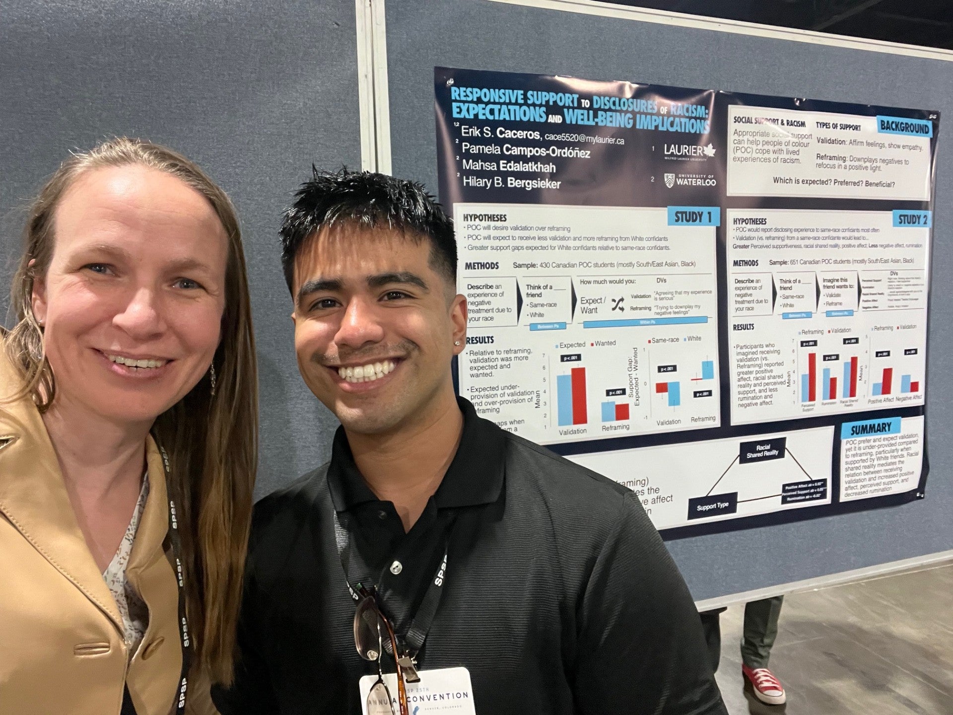 Erik Caceros Wins Self & Idenity Pre-Conference Best Poster Award ...