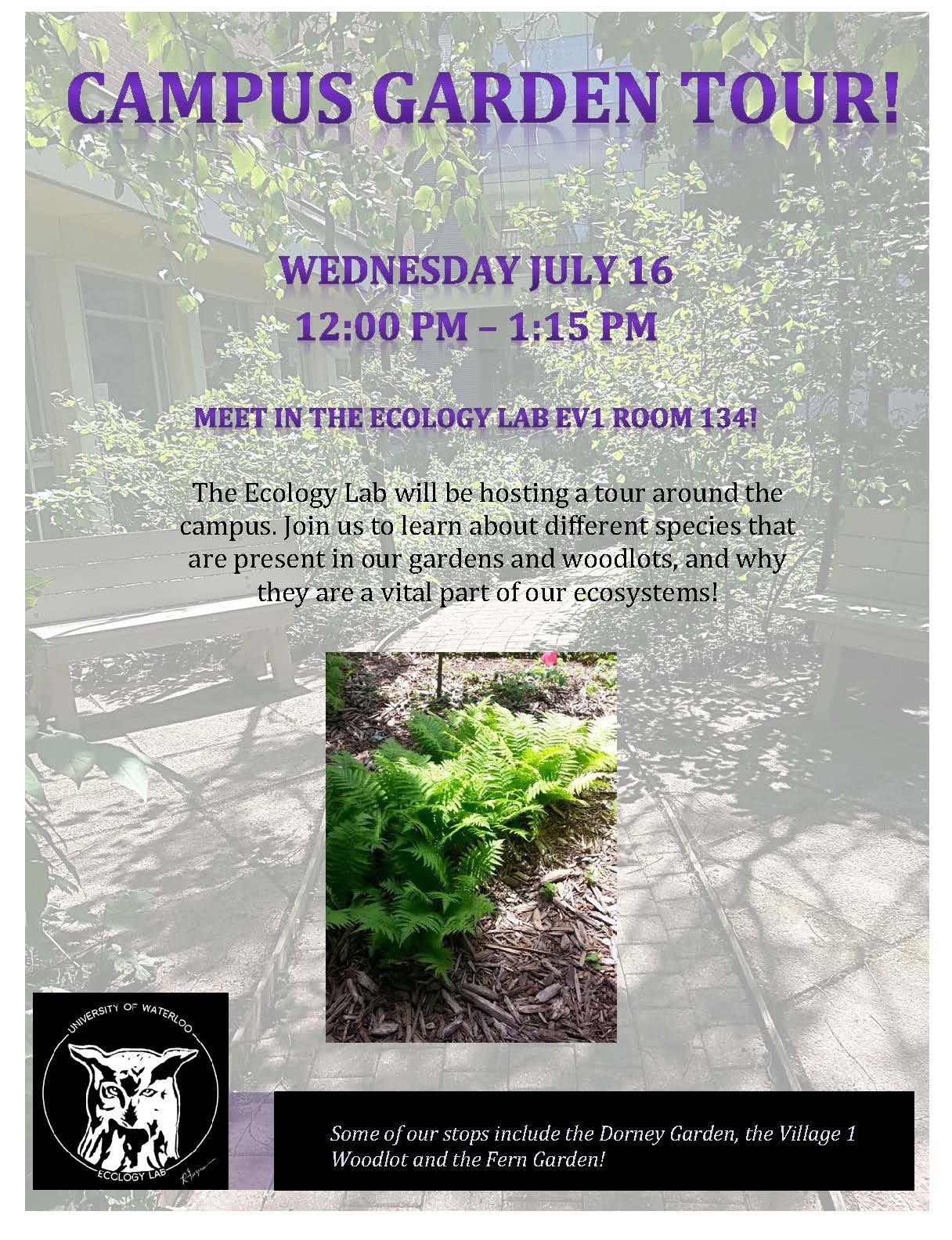 Campus Garden tour! | Ecology Lab | University of Waterloo