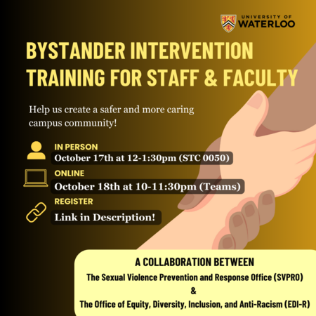 Bystander Intervention Training for Staff and Faculty (Virtual ...