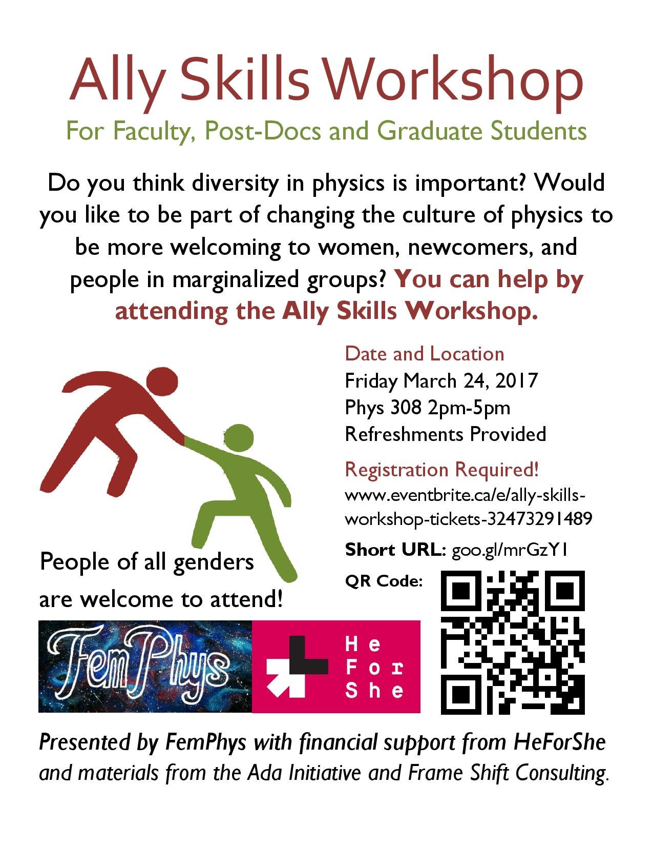 Ally Skills Workshop | FemPhys | University of Waterloo