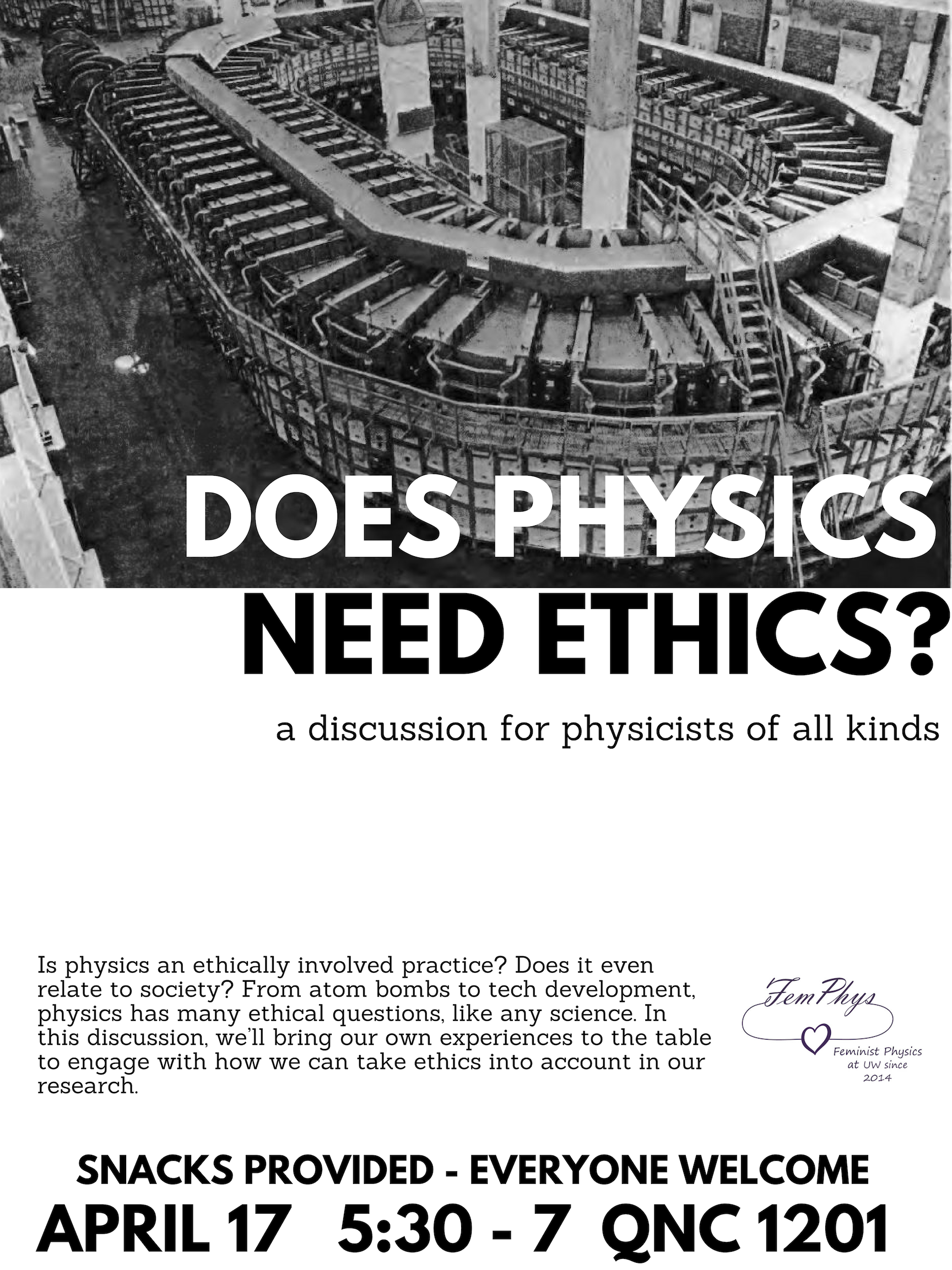 Does Physics Need Ethics?: A Discussion | FemPhys | University of Waterloo