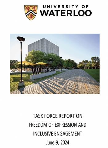 Integration of Task Force Report on Freedom of Expression and Inclusive ...