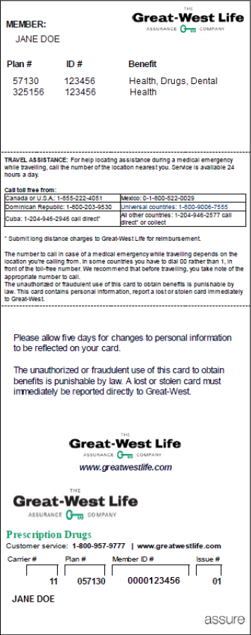 Replacement card | Human Resources | University of Waterloo