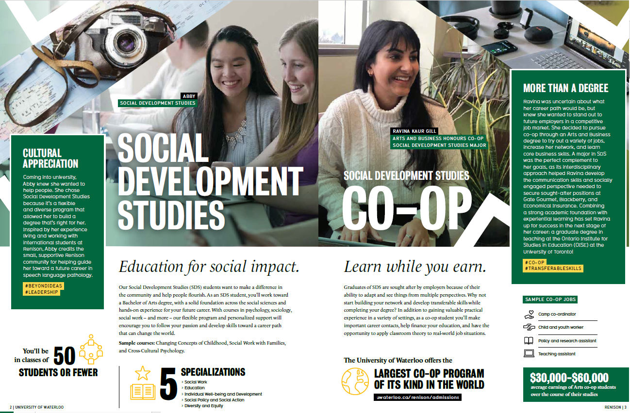 Discover Social Development Studies | Renison University College ...