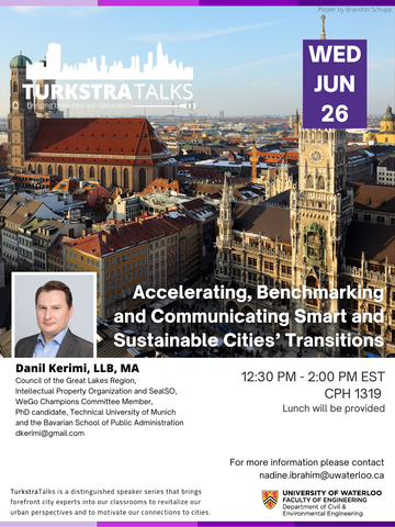 Turkstra Talks | Urban Engineering in Cities | University of Waterloo